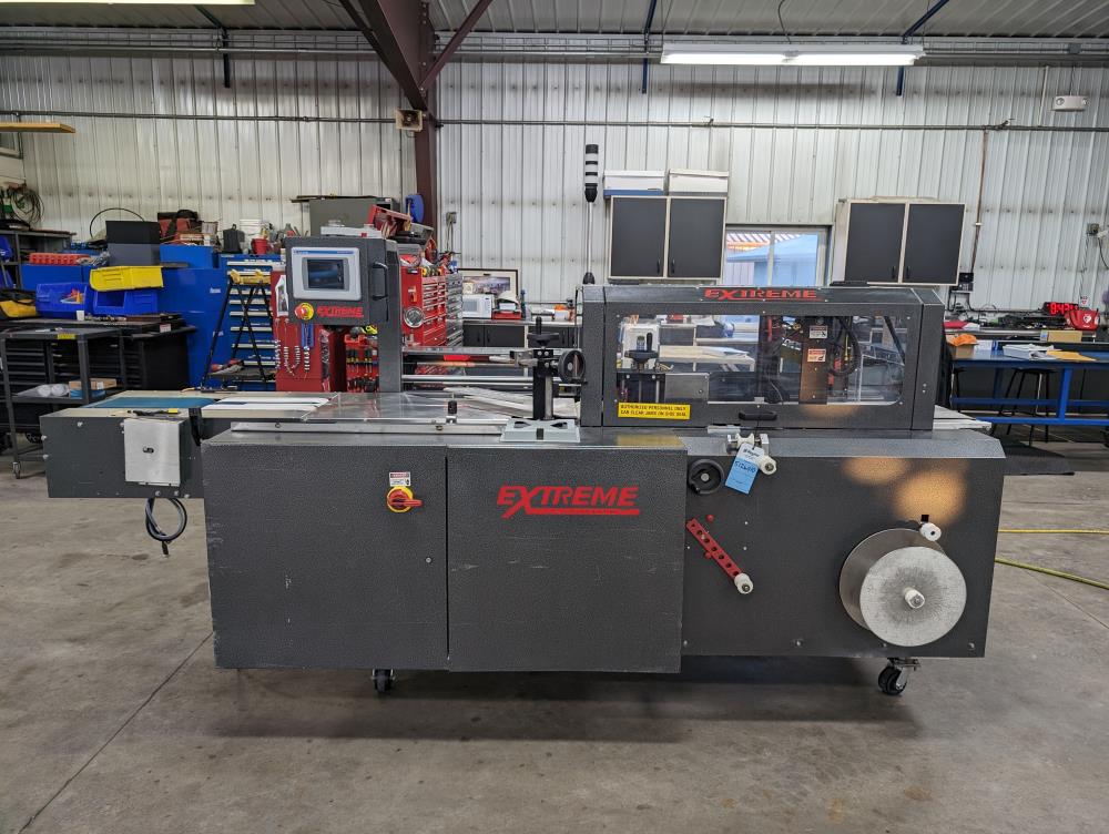 Used 2014 Extreme Packaging S18 Wrapper with XT-18 Heat Shrink Tunnel