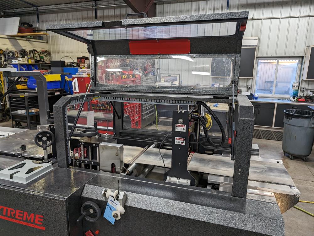 Used 2014 Extreme Packaging S18 Wrapper with XT-18 Heat Shrink Tunnel