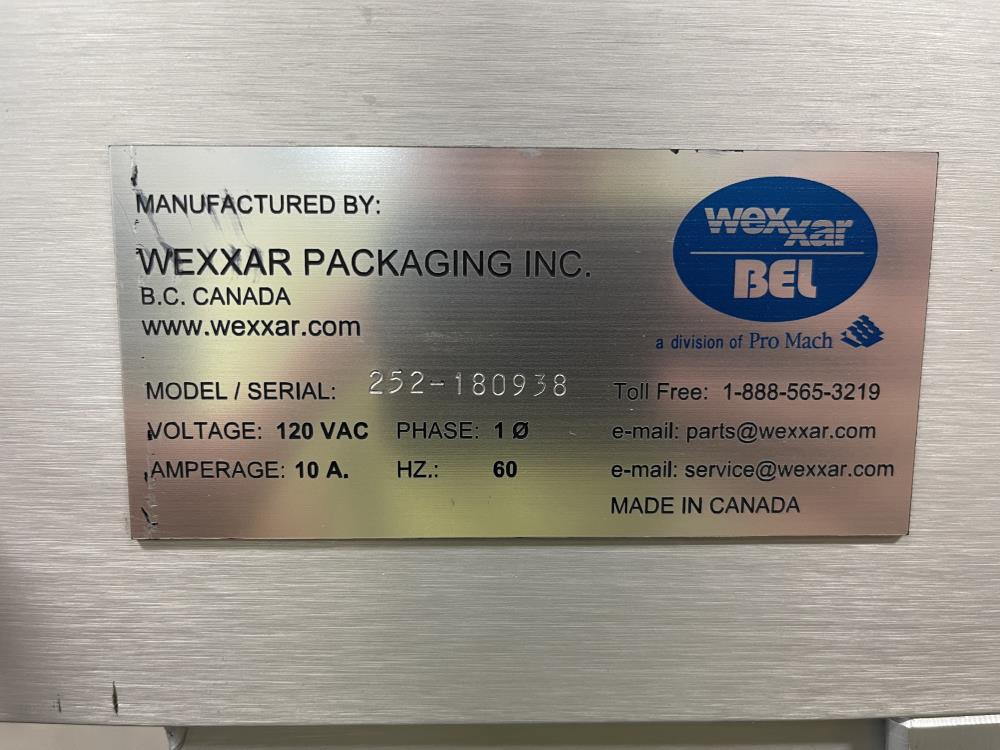 2018 Wexxar Bel 252 Fully Automatic Case Taper