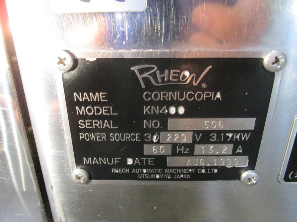 Rheon Cornucopia Encrusting Machine
