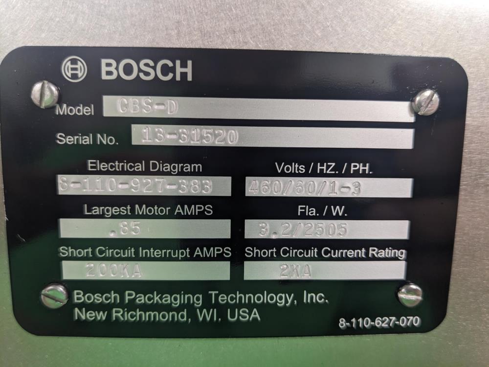 Bosch Continous Band Sealer with Conveyor