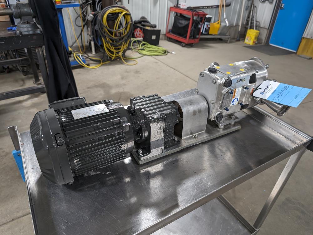 2015 Stainless Steel SPX Positive Displacement Pump, Model 018U2