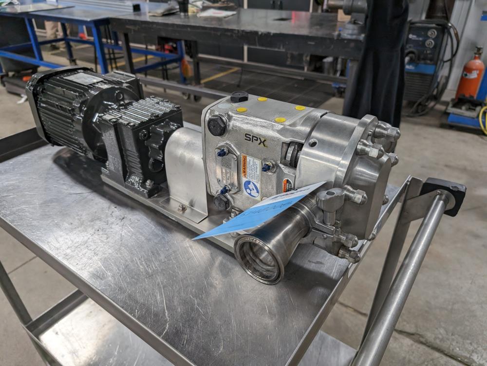 2015 Stainless Steel SPX Positive Displacement Pump, Model 018U2