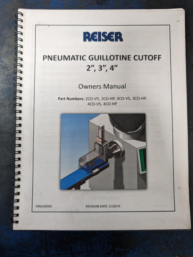 Reiser/Vemag 4 in. Pneumatic Guillotine