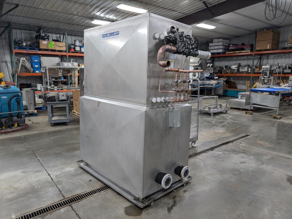 Mueller 4 Plate Falling Film Chiller with Condenser