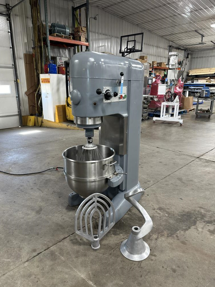 Hobart 80-quart mixer with bowl and attachments