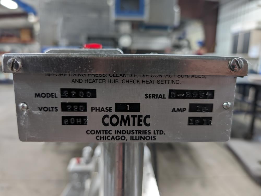Comtec 2200 Pie and Pastry Crust Press
