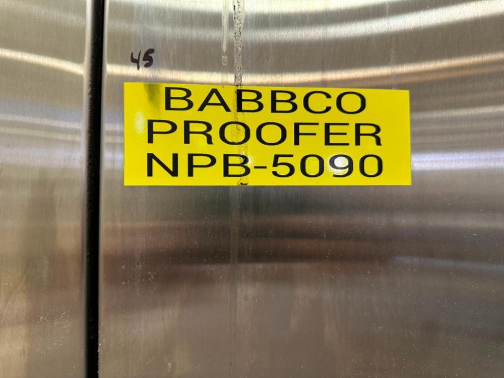 2014 Babbco 4 -zone automatic pan proofer