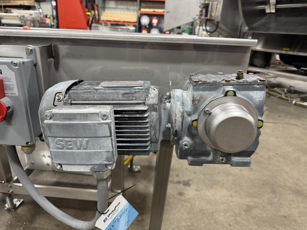 Babbco Pan Conveyor with Burford Pan Shaker