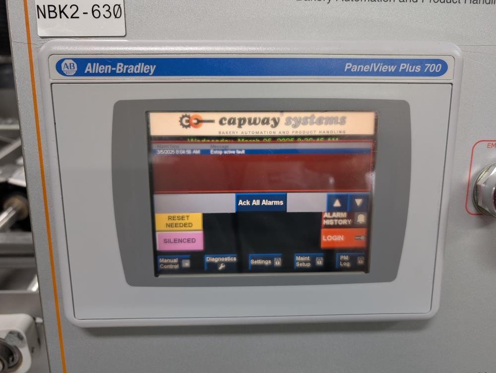 Used 2014 Capway CAD 1-36 SS Depanner – With Cyclone Separator & Controls