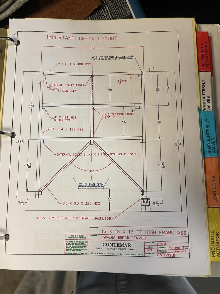 Contemar Indoor Flexible Fabric Flour Silos System
