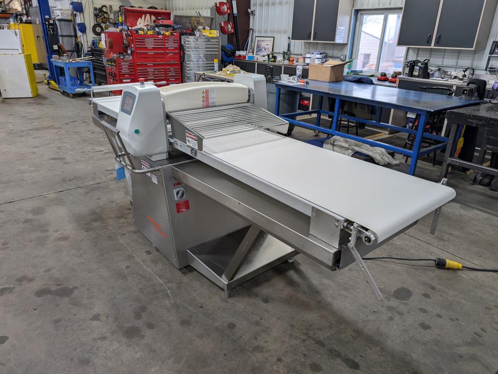 Used Rondo Doge SFA-612 Reversible Dough Sheeter – 26" Adjustable Rollers