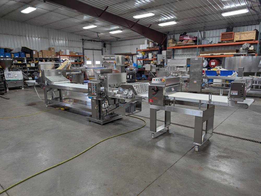 Used Rondo Doge 27 ft. Makeup Line – Sheeting, Depositor & Guillotine