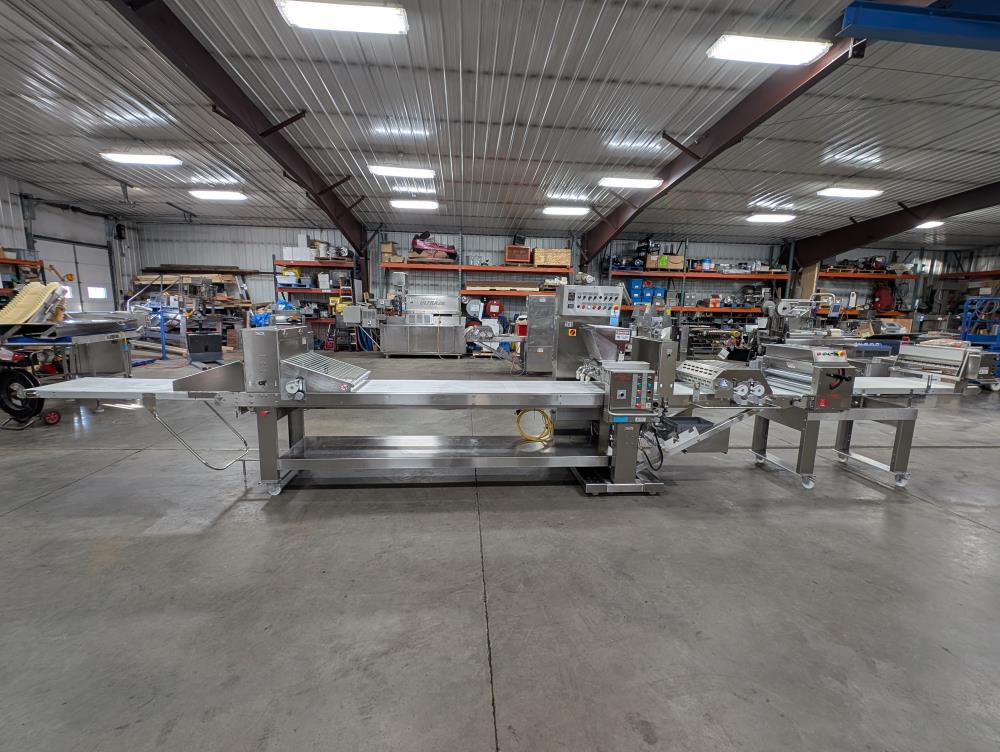 Used Rondo Doge 27 ft. Makeup Line – Sheeting, Depositor & Guillotine