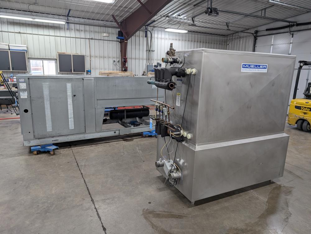 Mueller 4 Plate Falling Film Water Chiller with Condenser