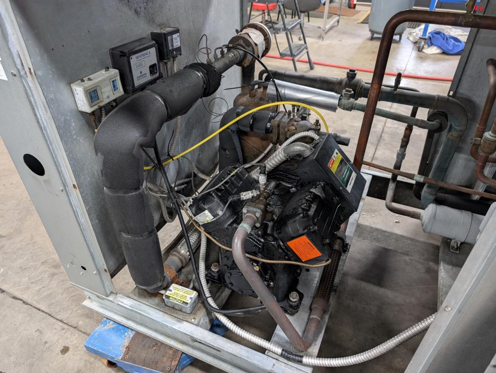 Mueller 4 Plate Falling Film Water Chiller with Condenser