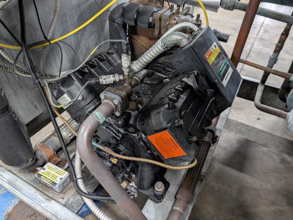Mueller 4 Plate Falling Film Water Chiller with Condenser