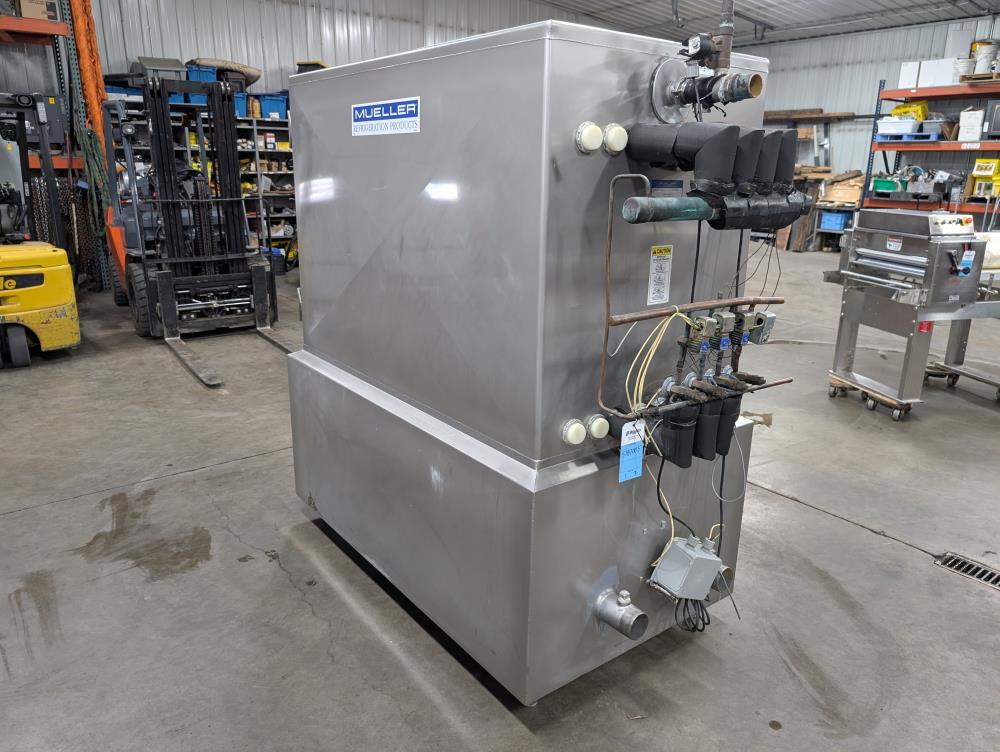 Mueller 4 Plate Falling Film Water Chiller with Condenser