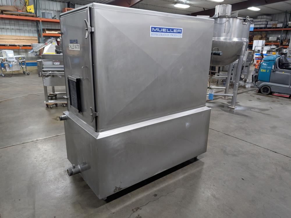 Mueller 4 Plate Falling Film Water Chiller with Condenser