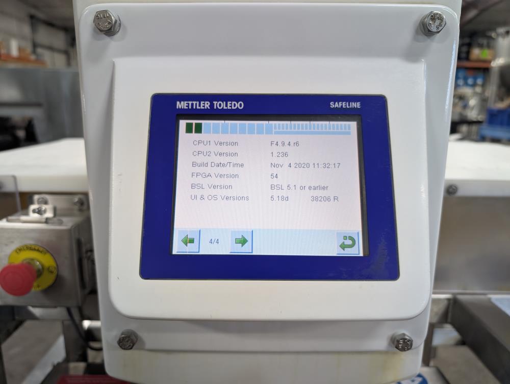 Used 2020 Mettler Toledo Safeline Metal Detector with Conveyor ...